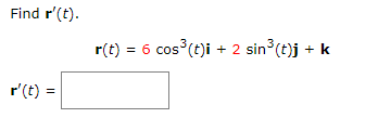 Solved Find r′(t)Find | Chegg.com