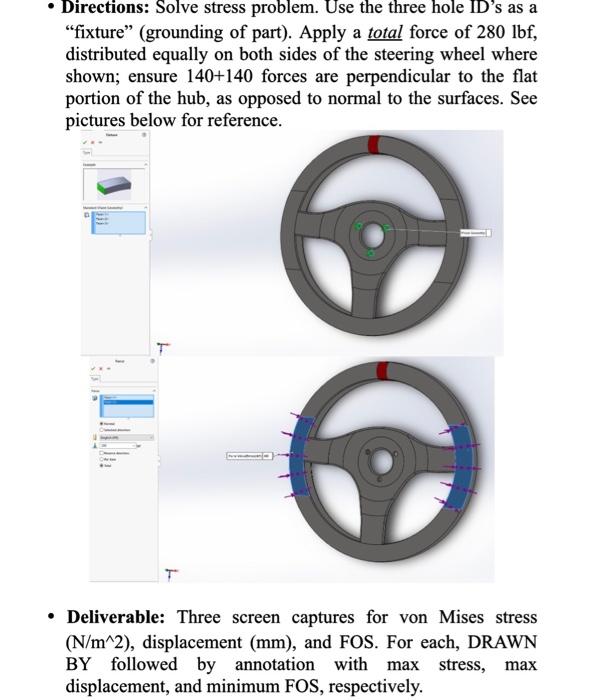 Solved - Directions: Solve stress problem. Use the three | Chegg.com