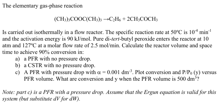 The elementary gas-phase | Chegg.com