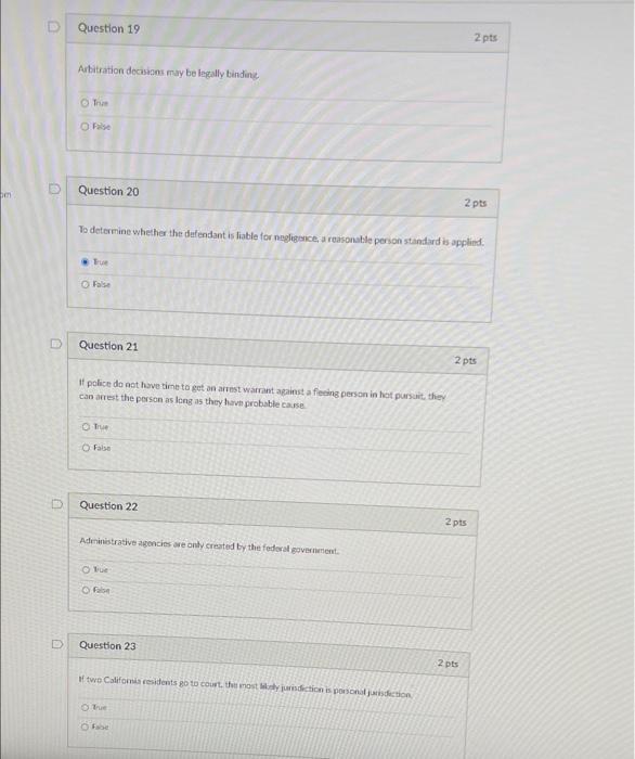 Solved Question 19 2pts Antitration Decissass May Be Legally 