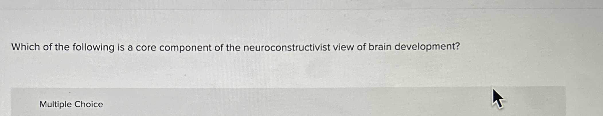 Solved Which of the following is a core component of the | Chegg.com