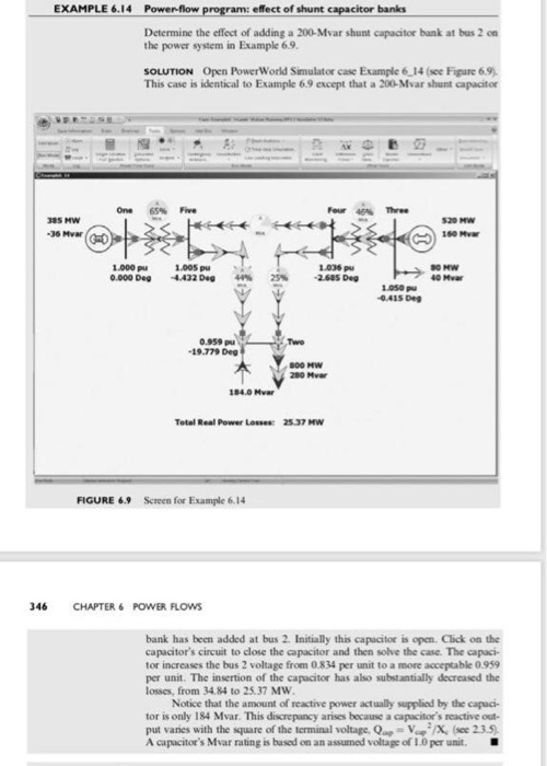 PW 6.50 Use Power World Simulator to determine the | Chegg.com