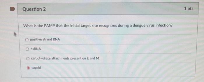 Solved What is the PAMP that the initial target site | Chegg.com