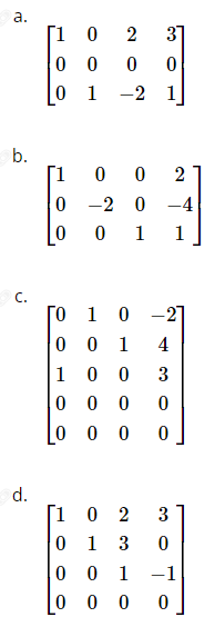 Solved For any given matrix, Theorem 1.2.6 ﻿tells us that | Chegg.com