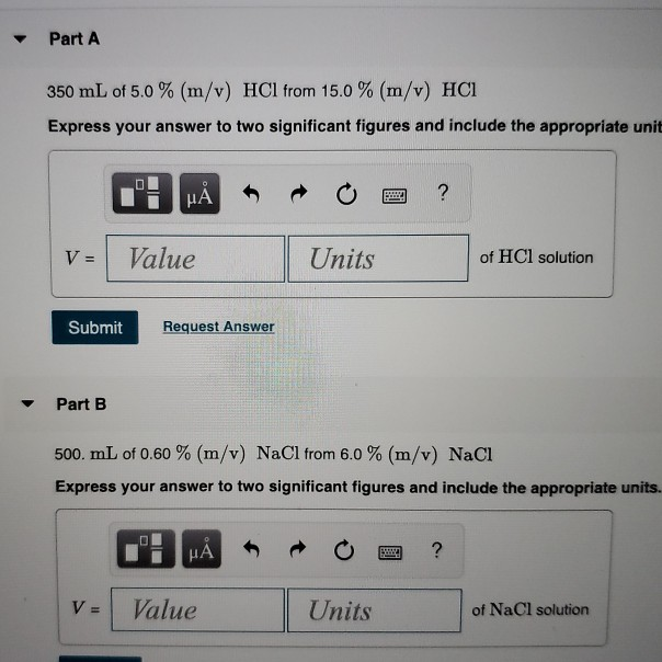 Solved What is the initial volume, in milliliters, needed to | Chegg.com
