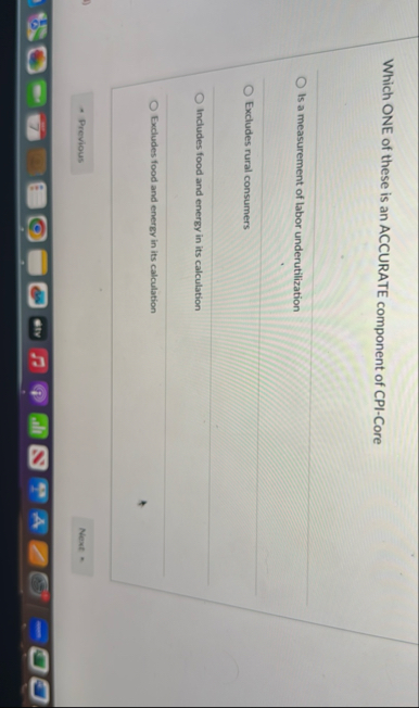 Solved Which ONE of these is an ACCURATE component of | Chegg.com