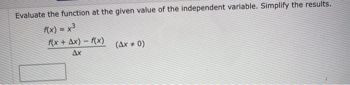 Solved Evaluate The Function At The Given Values Of The 
