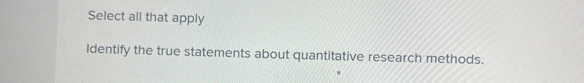 Solved Select all that applyIdentify the true statements | Chegg.com