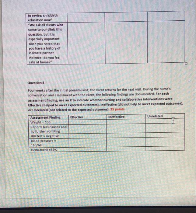 Solved Case 11 Antepartum/Prenatal Care A 29-year-old G1PO | Chegg.com