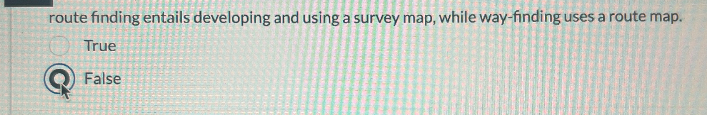 Solved route finding entails developing and using a survey | Chegg.com