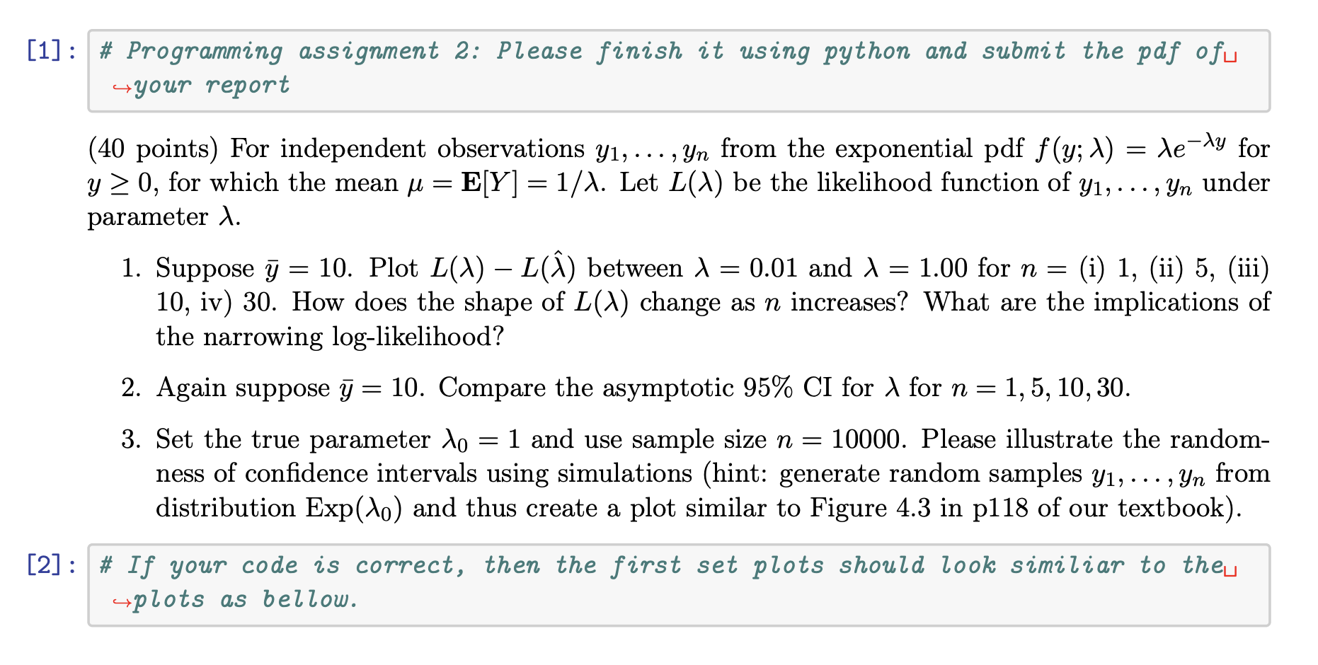 Solved [1]: # Programming assignment 2: Please finish it | Chegg.com