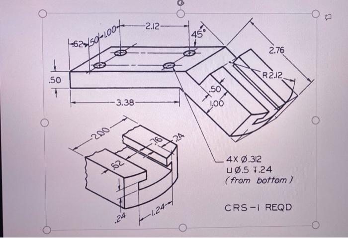 Solved Required to draw three orthographic and all auxiliary | Chegg.com