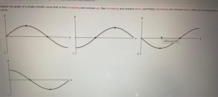 Solved Sketch the graph of a single smooth curve that is | Chegg.com