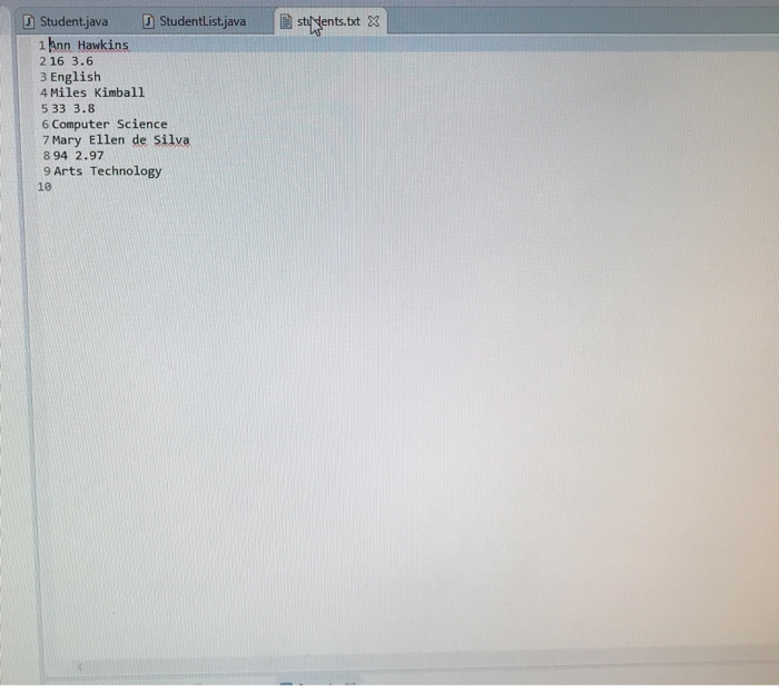 Solved I have attached the photo of Student.java and | Chegg.com