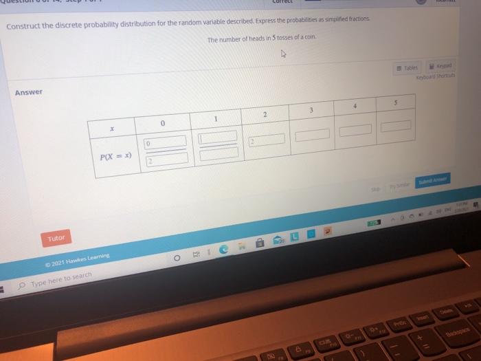 Solved Construct the discrete probability distribution for | Chegg.com