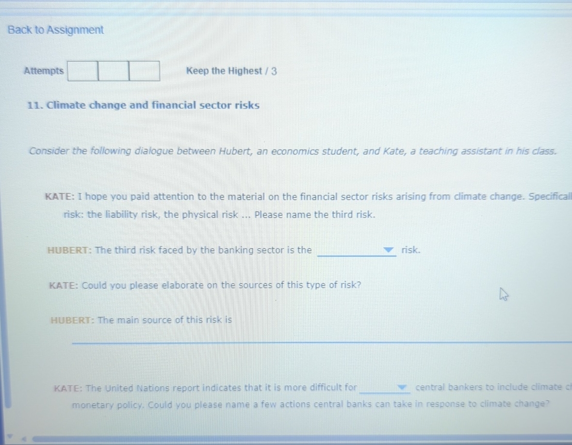 Solved Back to AssignmentAttemptsKeep the Highest / 311. | Chegg.com