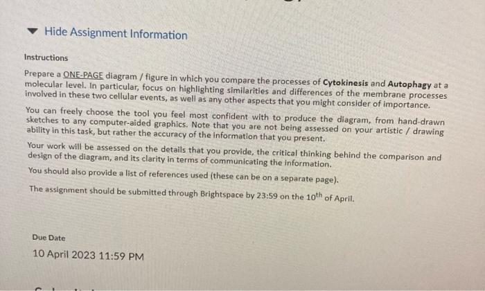 Hide Assignment Information Instructions Prepare a | Chegg.com
