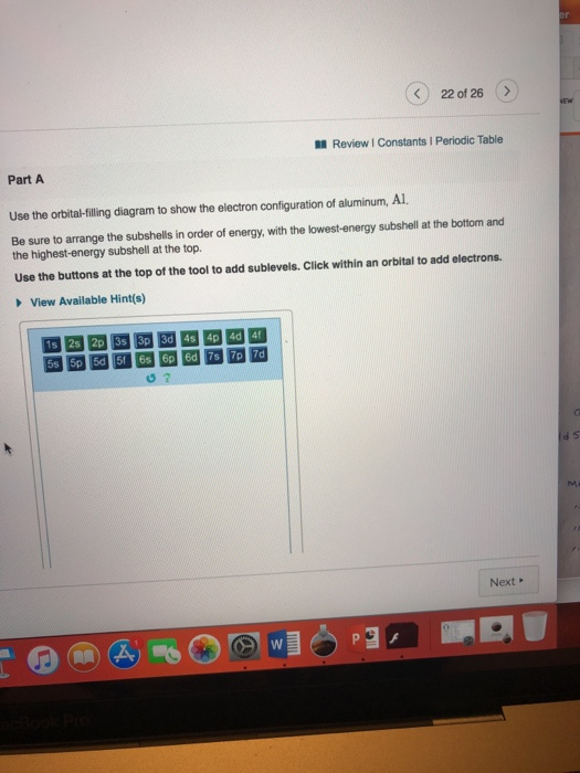 Solved 22 of 26 > Review Constants 1 Periodic Table Part A | Chegg.com