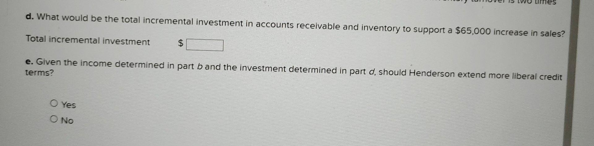 Solved Henderson Office Supplies is considering a more | Chegg.com