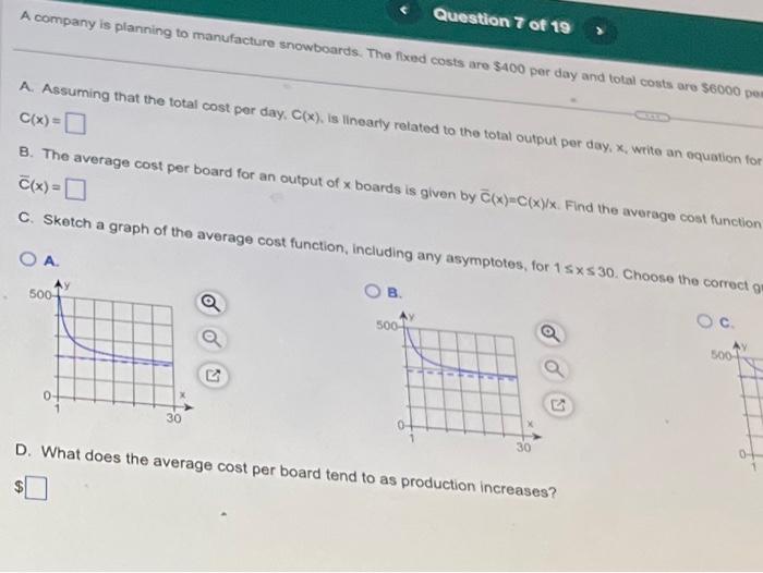 Solved showboards. The fixed costs are $400 per day and | Chegg.com