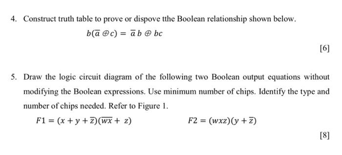 Solved 4. Construct truth table to prove or dispove tthe | Chegg.com