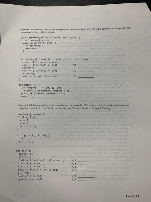 Solved Suppose the following code snippet compiles and runs | Chegg.com