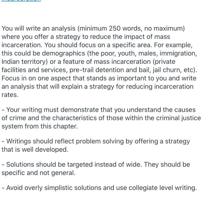 Solved You will write an analysis (minimum 250 words, no | Chegg.com