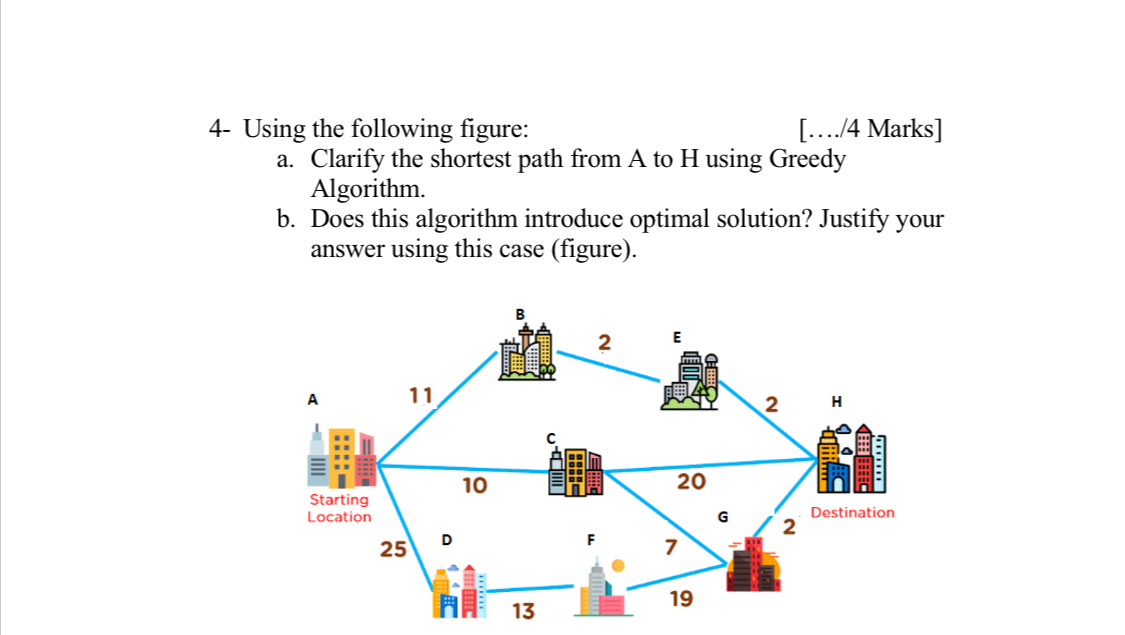 Solved 4-Using the following figure: | Chegg.com