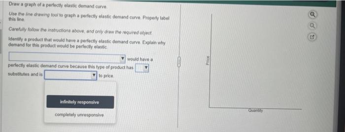 Solved Draw a graph of a perfectly elastic demand curve. Use | Chegg.com