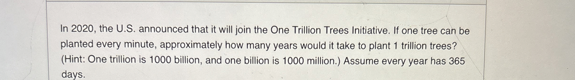 Solved In 2020, ﻿the U.S. ﻿announced that it will join the | Chegg.com