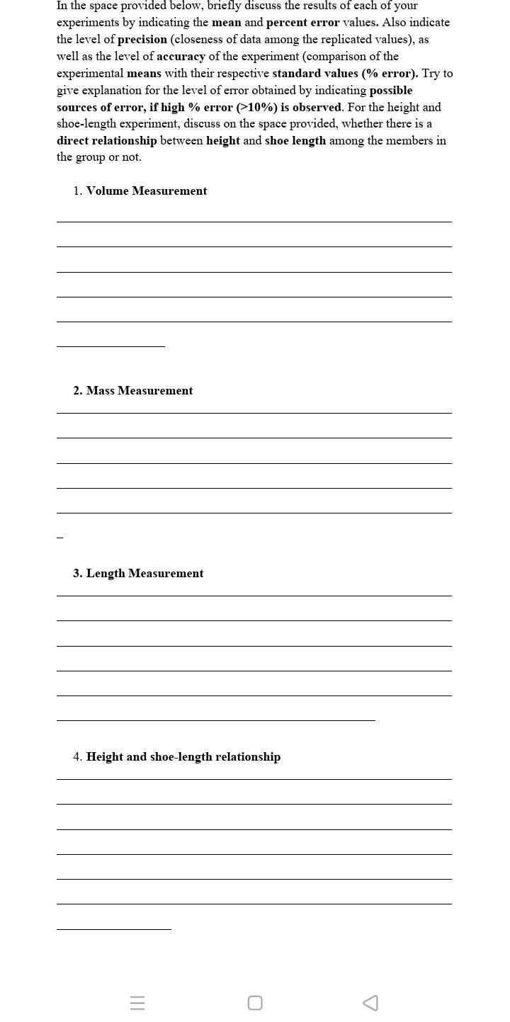 Solved Measurement Name: Section: Date: Note on this virtual | Chegg.com