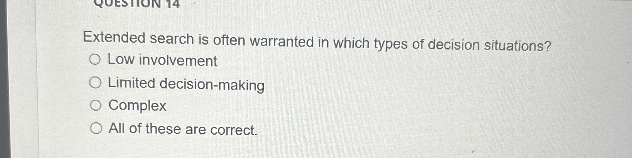 Solved Extended search is often warranted in which types of | Chegg.com