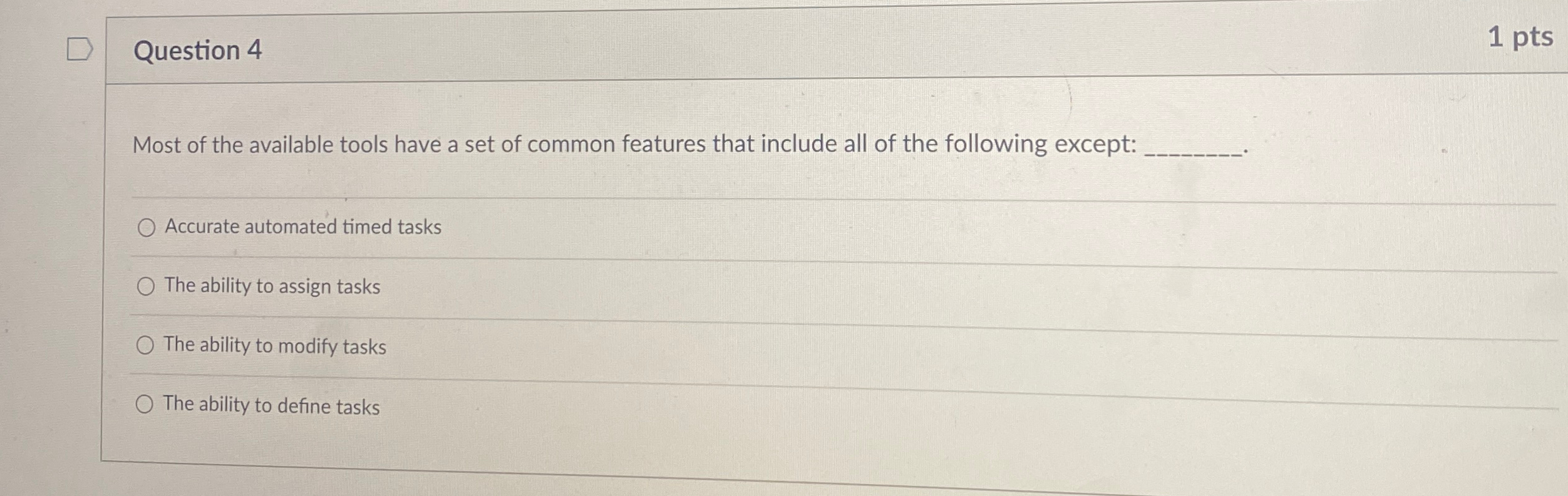 Solved Question 41 ﻿ptsMost of the available tools have a | Chegg.com
