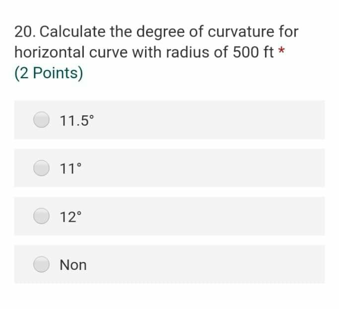 Solved 16. Calculate the centerline turning radius for | Chegg.com