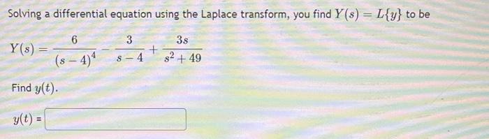 Solved Given the differential equation | Chegg.com