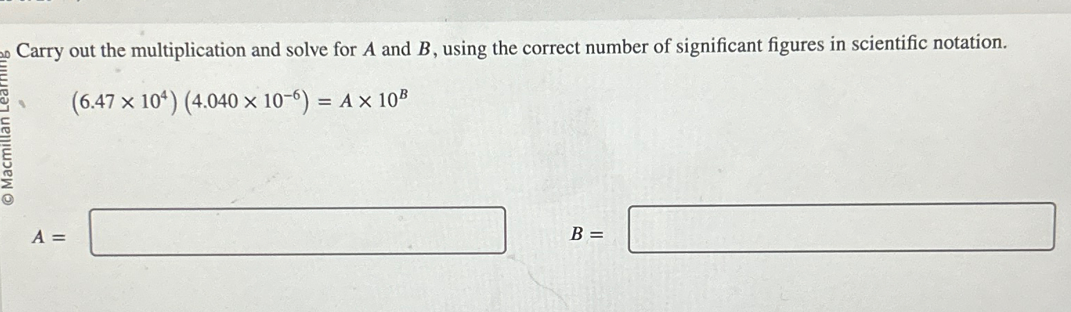 Solved Carry out the multiplication and solve for A and B, | Chegg.com
