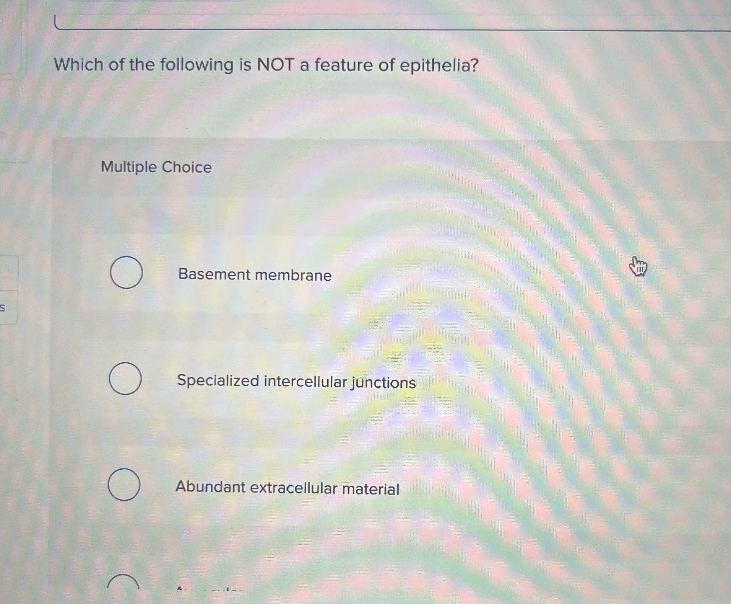 Solved Which of the following is NOT a feature of | Chegg.com