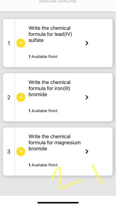 Solved Write the chemical formula for lead(IV) sulfate 1 | Chegg.com