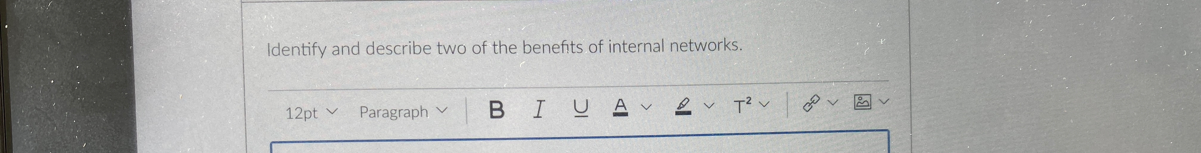 Solved Identify and describe two of the benefits of internal | Chegg.com