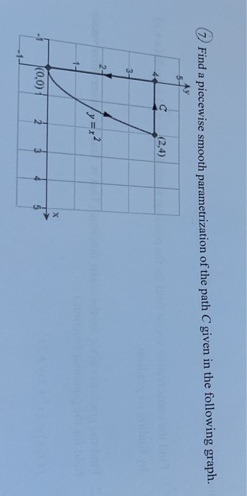 Solved 4 7 Find A Piecewise Smooth Parametrization Of The 7835
