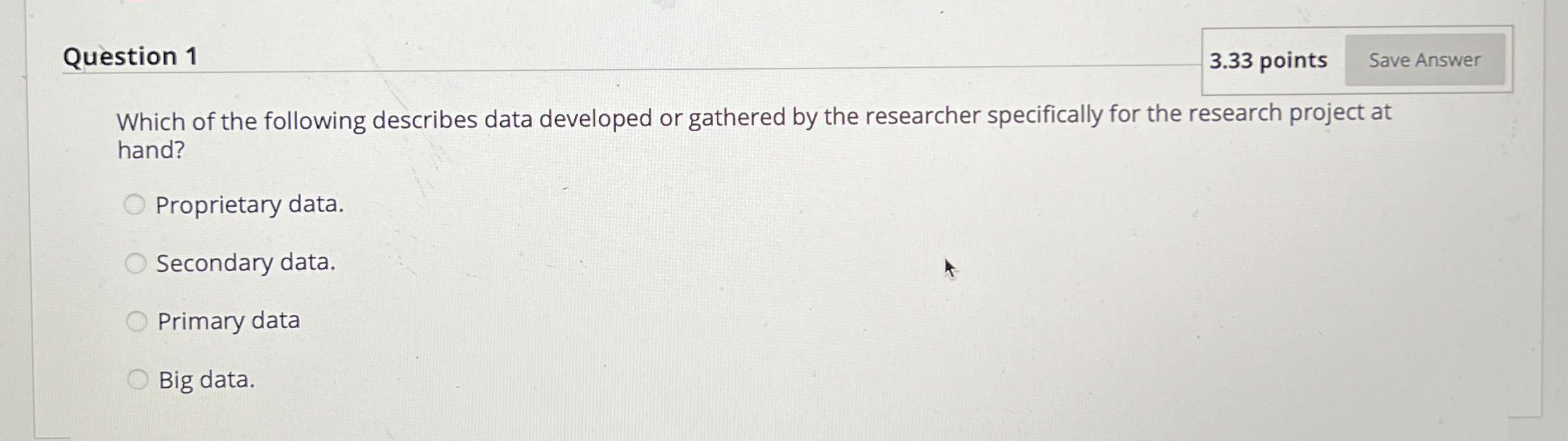 Solved Question 13.33 ﻿pointsWhich of the following | Chegg.com