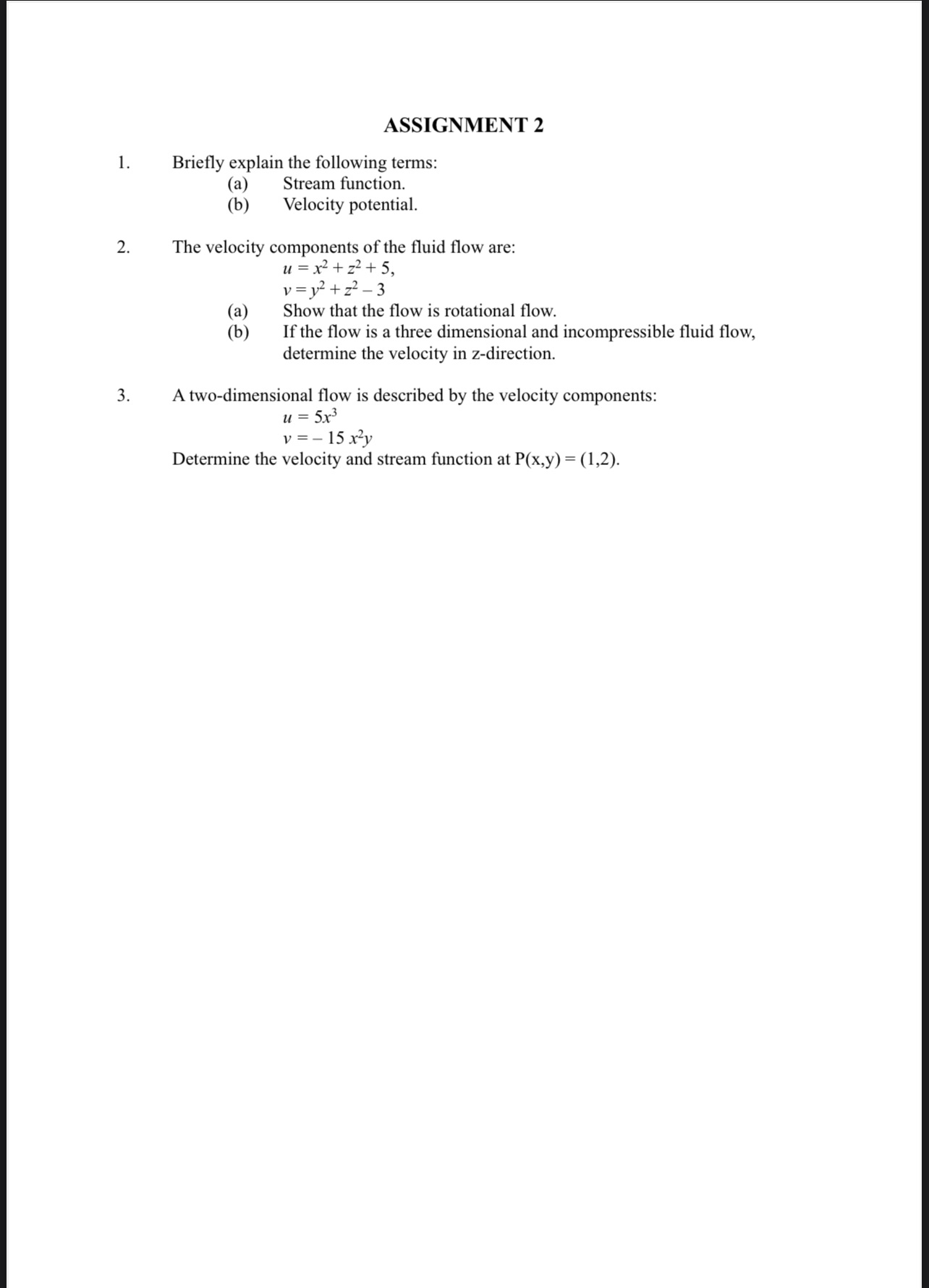 Solved ASSIGNMENT 2Briefly explain the following terms:(a) | Chegg.com
