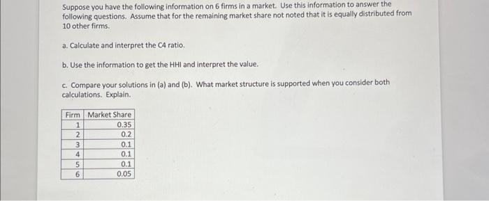 Solved please show work & demonstrate how you got each | Chegg.com