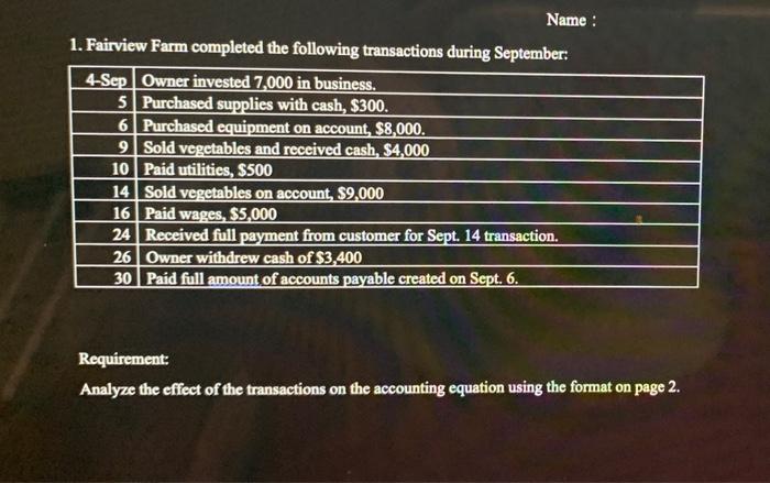 Solved help with correctly completing the chart will result | Chegg.com
