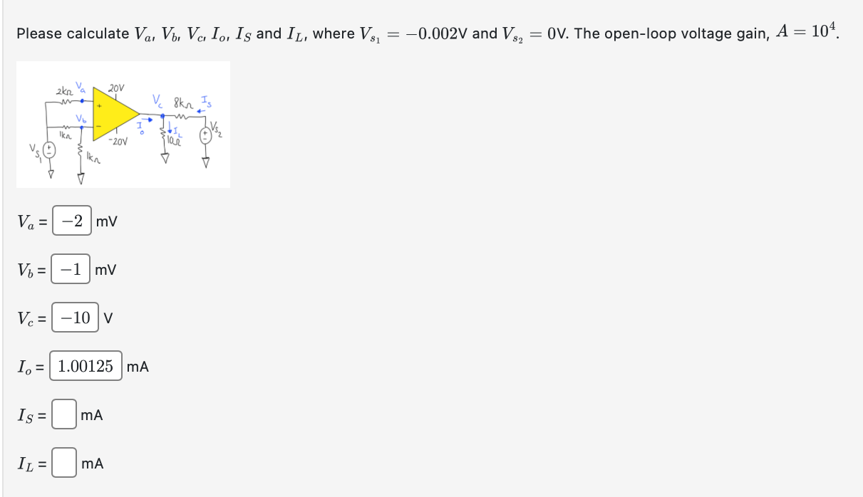 Solved Please calculate Va,Vb,Vc,Io,IS ﻿and IL, ﻿where | Chegg.com