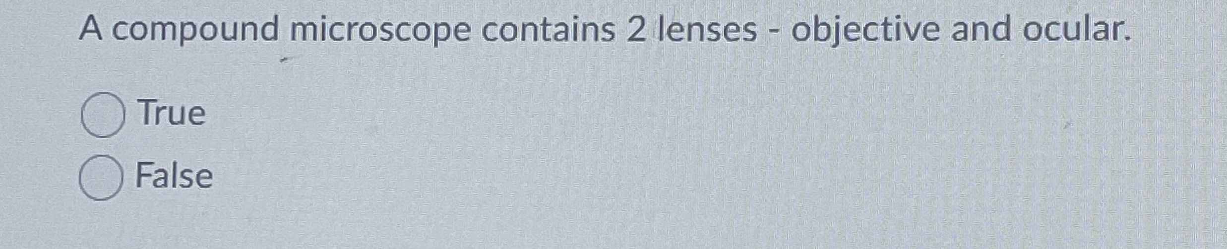 Solved A compound microscope contains 2 ﻿lenses - ﻿objective | Chegg.com