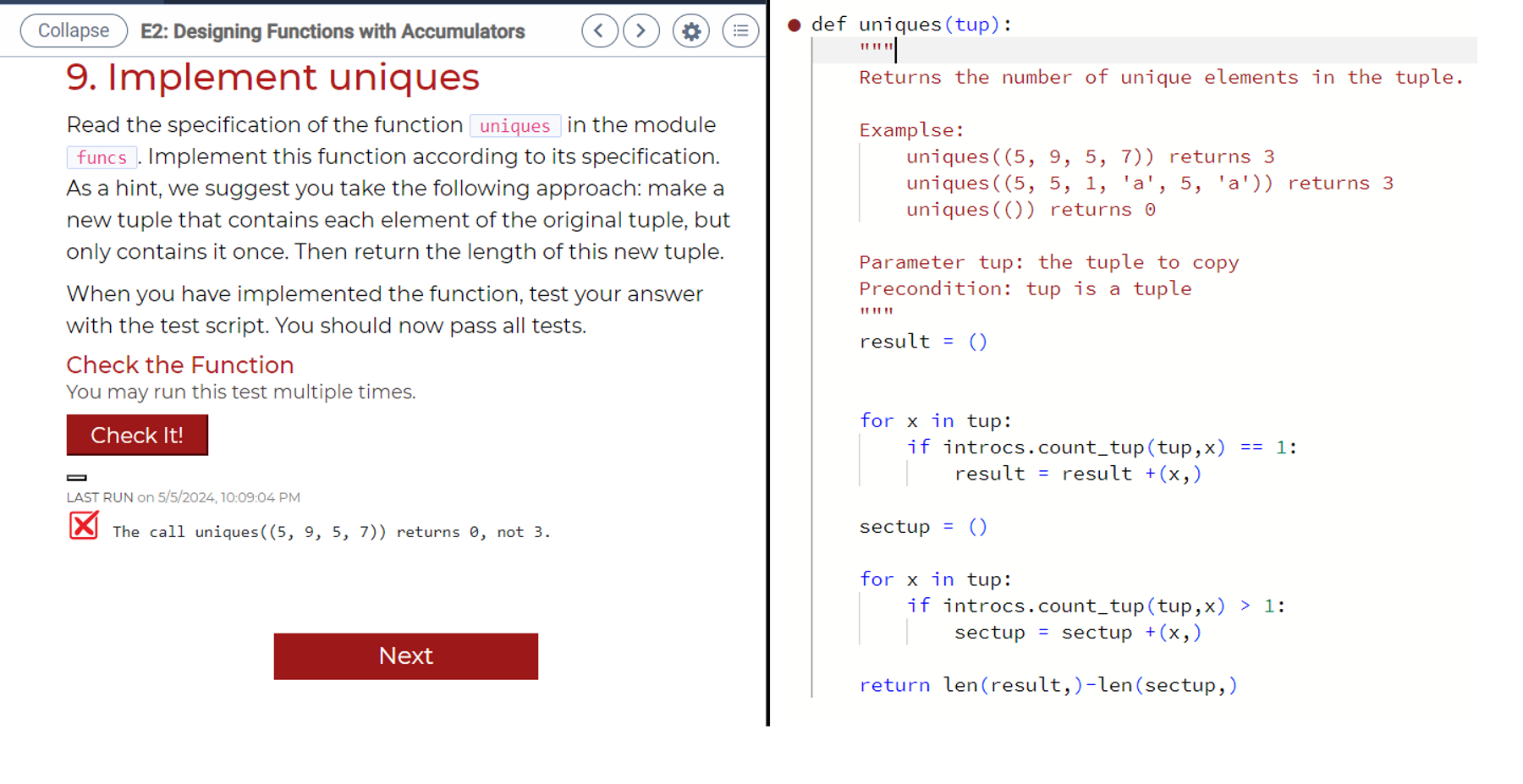 Solved I need help writing a python code that returns the | Chegg.com