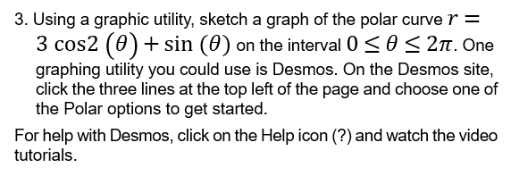 Solved Using a graphic utility, sketch a graph of ﻿the polar | Chegg.com