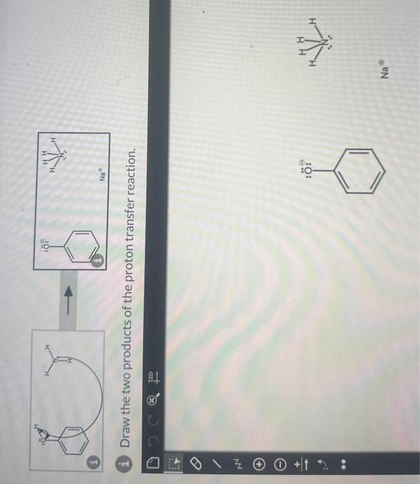 Solved (i) Na* i. Draw the two products of the proton | Chegg.com