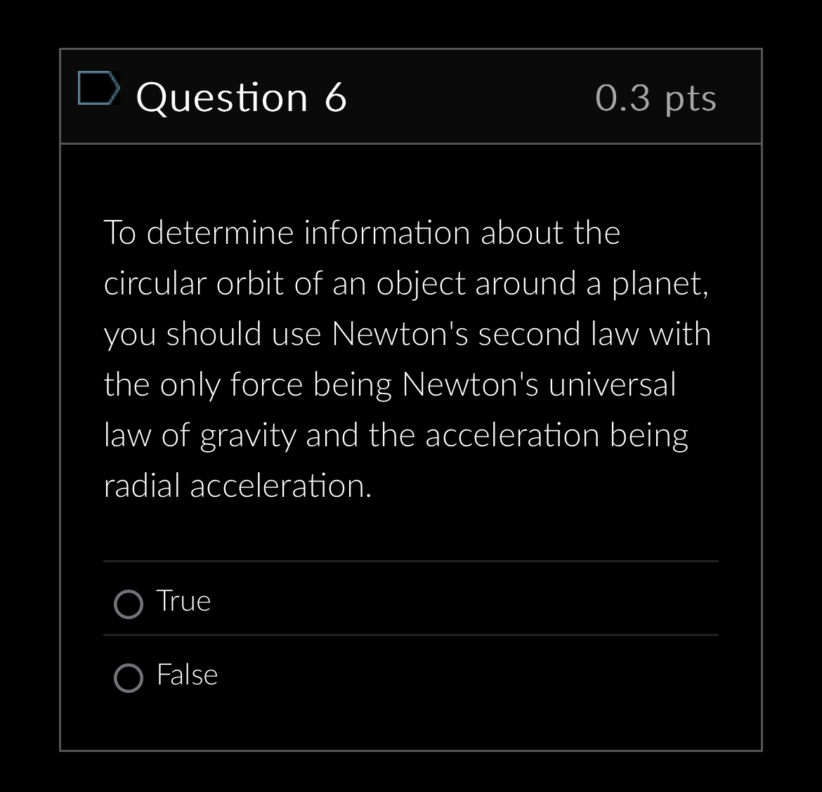 Solved Question 6To determine information about the circular | Chegg.com